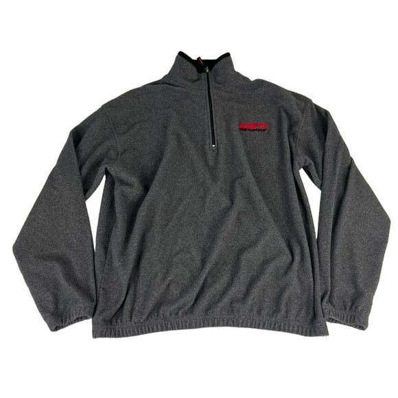 ESPN | Jackets & Coats | Vintage Espn Fleece Jacket Mens Xl Gray Mock ...
